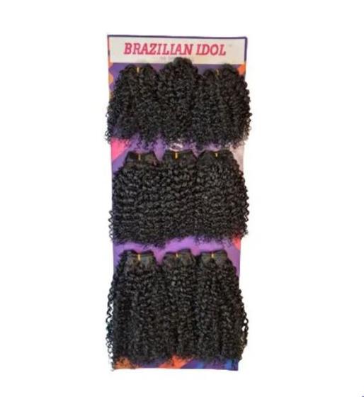 Cabelo Generosa Cacheado Bio Vegetal 300gr Cor 1B - Fashion Line - Mega ...
