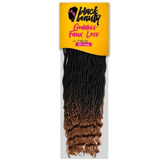 Cabelo Goddess Faux Locs Black Beauty Cor T1B-30 - Mega Hair - Magazine ...