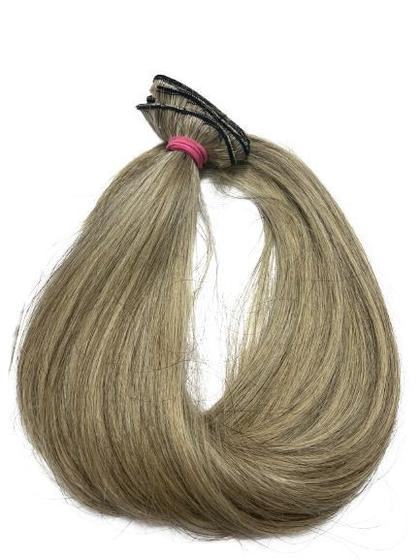Cabelo Loiro Liso p/ Mega Hair Tecido em Metro 65cm 100gr Humano ...