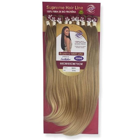Cabelo Orgânico Bio Veetal Liso Marli Entrelace Ser Mulher 320 gramas ...