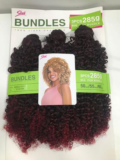 Cabelo Orgánico Bundle Goivo t1b-530 - Sleek - Mega Hair - Magazine Luiza