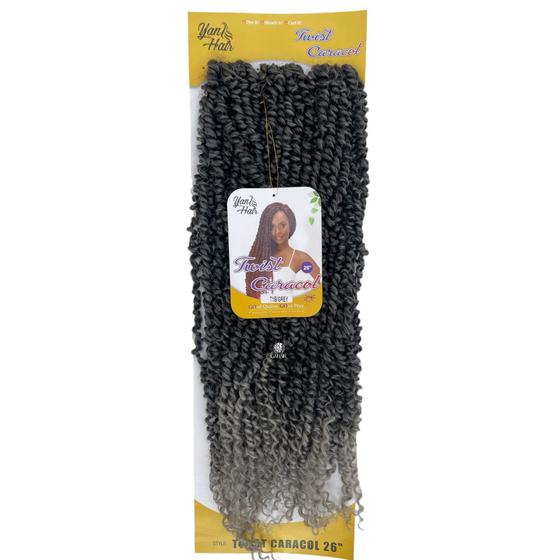 Cabelo Sintetico Twist Caracol - Torcido - Pronto Para Aplicar Crochet ...