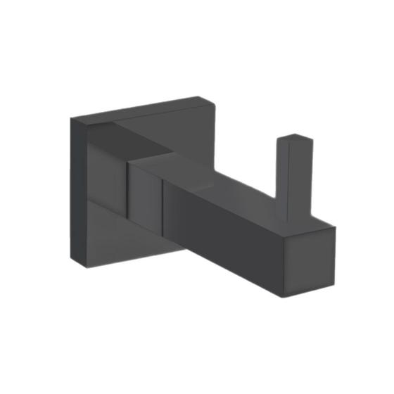 Cabide para banheiro super luxo latão preto quadrit - FAST METAIS ...