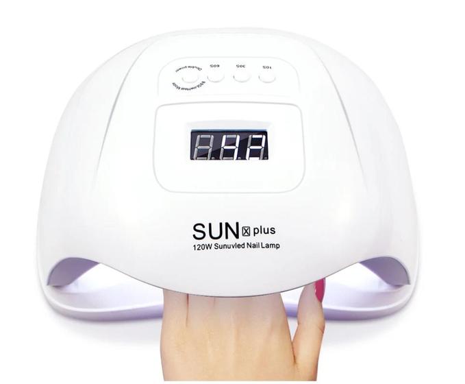 Cabine Profissional Nail Lamp 120w - Sun X Plus - Fan Nails - Cabine de ...