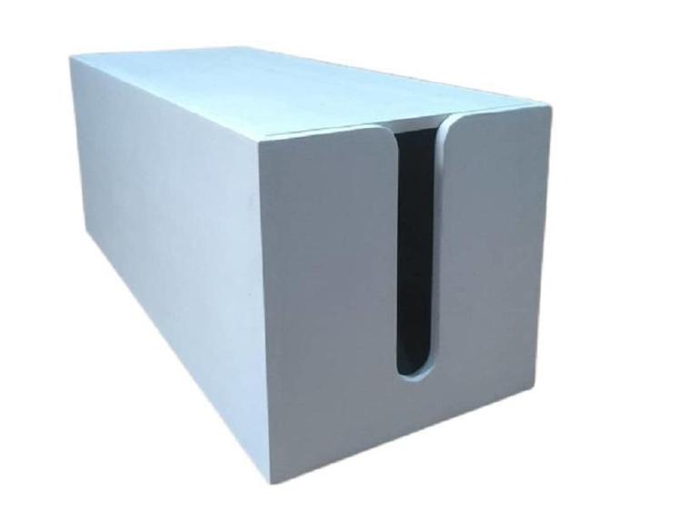 Cable Box Caixa Para Organizar Fios E Cabos Branco - Nivel Nerd ...