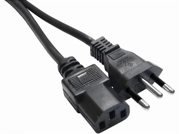 Cabo AC de energia padrão BR com conector IEC C13 - OeM - Cabos e ...