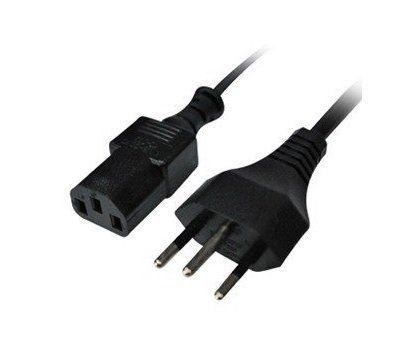 Cabo AC Força Tripolar Novo Padrão NBR 1,5metros 3x0,75mm 10A - Duallux ...