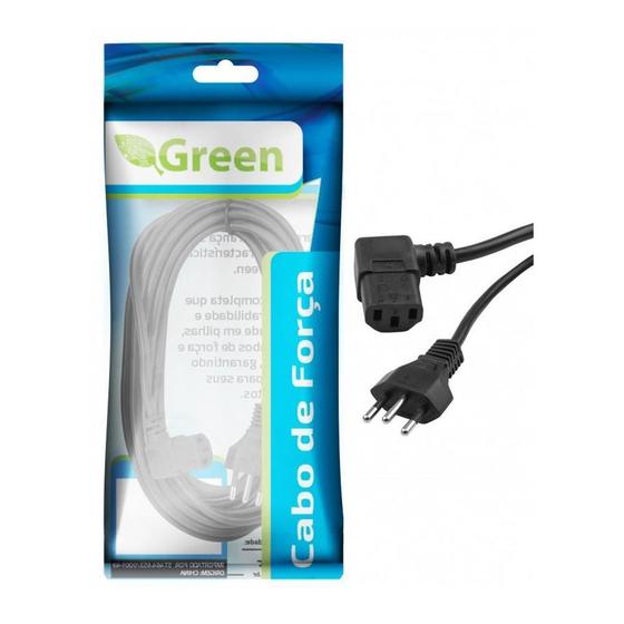 Cabo AC TRIFÁSICO - 3 mts 10A F/90º M/180 - SANTANA - Cabos e ...