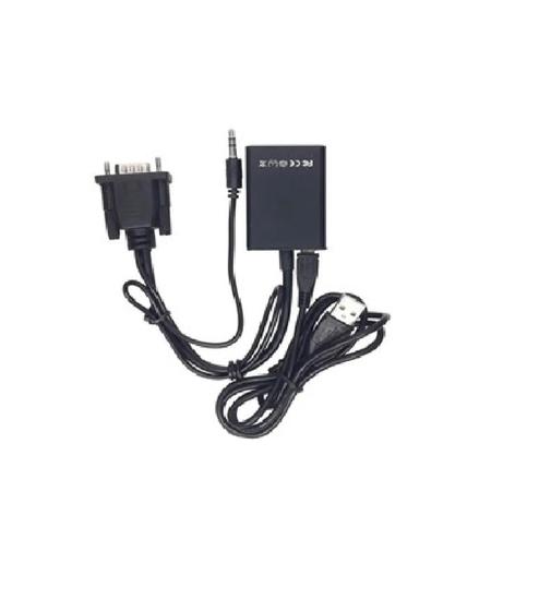 Cabo Adaptador Conversor In Vga (pc) E Usb Para Out Hdmi(tv) - dfjn ...