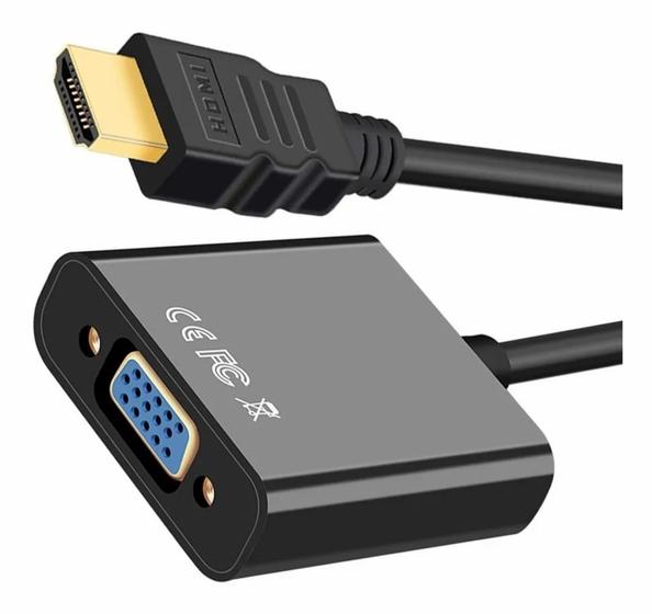 Cabo Adaptador Ligar Notebook Pc Hdmi Em Data Show Vga - PERLINTA ...