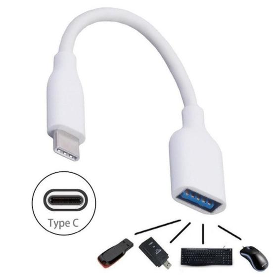 Cabo Adaptador OTG Tipo-C Usb C Compatível Samsung Pen Drive - NOVA - Adaptador USB - Magazine Luiza