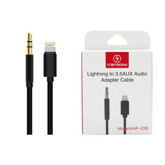 Cabo Adaptador P2 Auxiliar Para Compatível Lightning/IPhone CAB99 ...