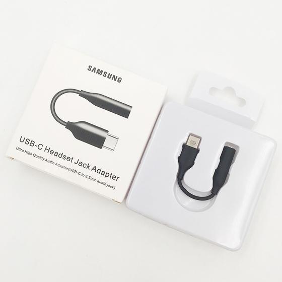 Cabo Adaptador Samsung Para Fone Entrada P2 e Tipo C - Jack Adapter ...