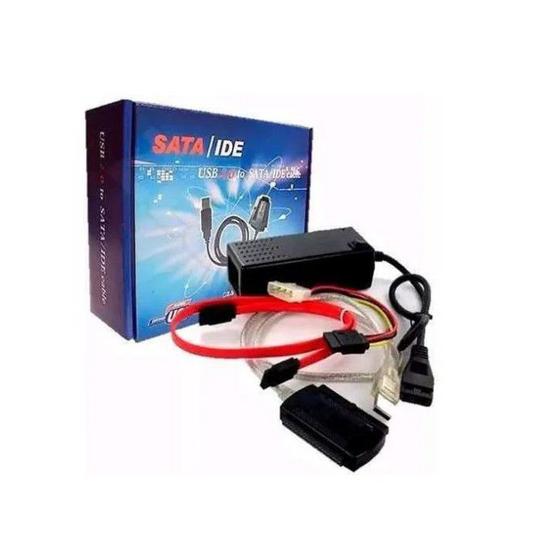Cabo Adaptador Usb Hd Externo Ide Sata 250gb 500gb 750gb 1tb - Js ...