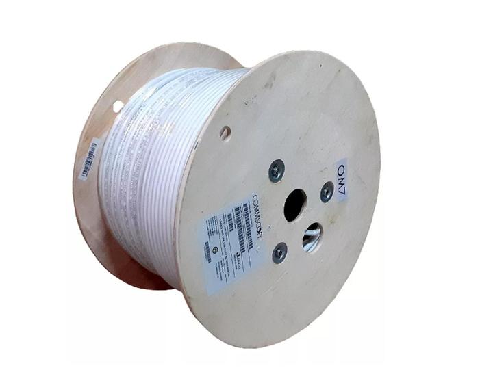 Cabo Blindado F/utp Cat 6a Lszh 305mts 10 Giga Commscope Branco - Cabo ...