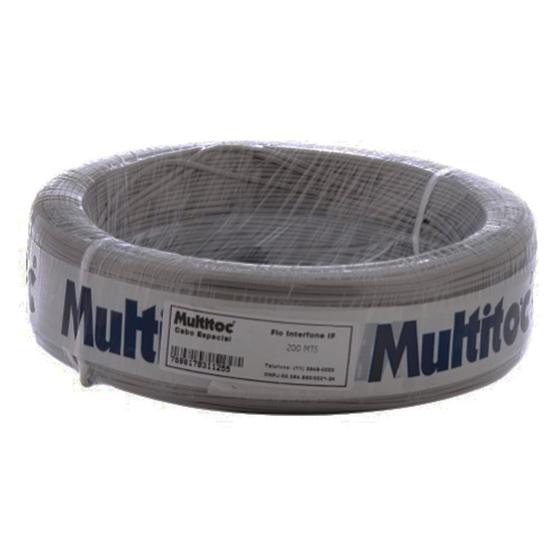 Cabo CCI 40x04 Pares Cinza Fio Interfone (Rolo com 200 metros) - Multitoc - Fios e Cabos ...