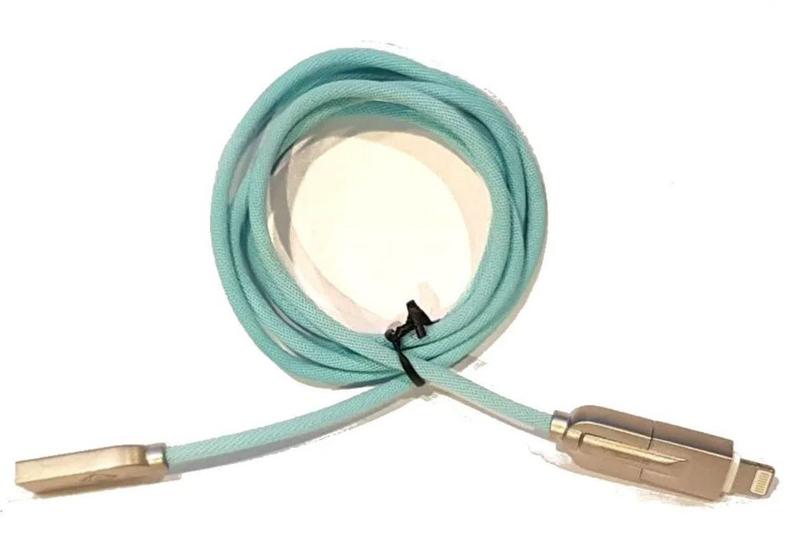 Cabo Celular 2 Em 1 Micro Usb V8 + Lightning Cb-33 - Pmcell - Cabo para Celular - Magazine Luiza