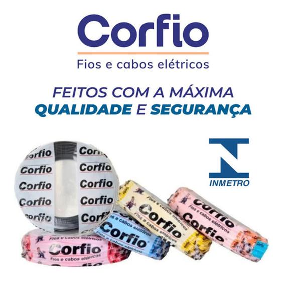 Cabo corfio flex antichama,2,5mmx 100m branco - Cabo / Fio Elétrico ...