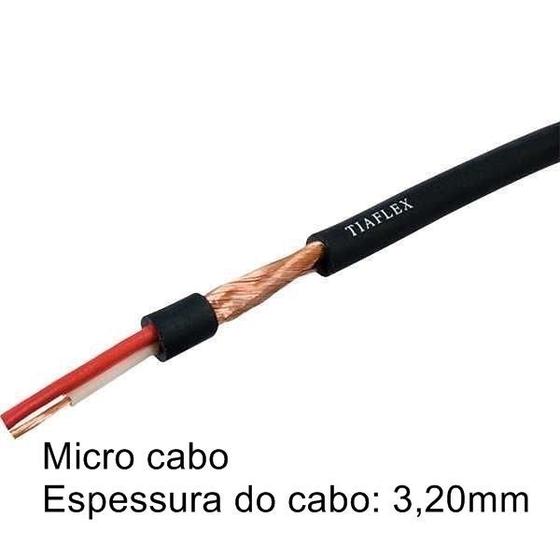 Cabo de Áudio Estéreo AF(E) Tiaflex - 100 metros (Selecione o Modelo ...