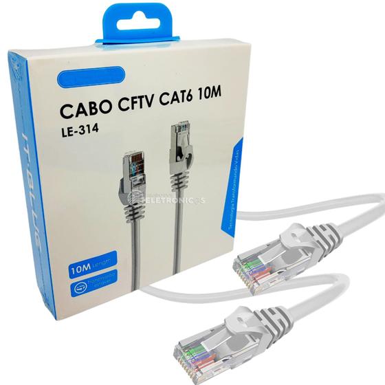 Cabo de Internet CAT6 Rede Ultra Veloz Alta Qualidade LE311 LE312 LE313 ...