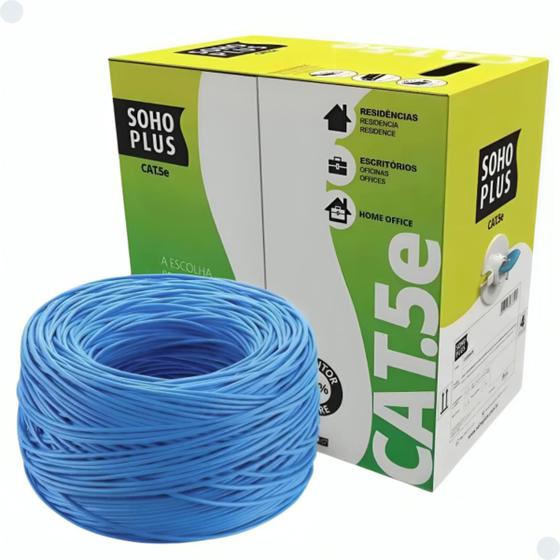 Cabo de internet lan utp cat 5e caixa 305m azulfurukawa - Furukawa ...