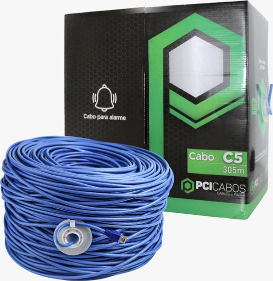 Cabo De Rede Cat5 Caixa 305m 20m Cobre Utp Rj45 Com Guia - PCI Cabos ...