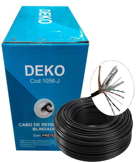 Cabo De Rede Cat5e Blindado Stp Caixa 305m Rede E Cftv - Deko ...