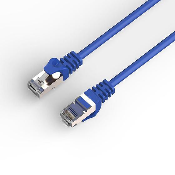 Cabo de Rede CAT6 3 metros FTP CFTV HP DHC-CAT6-FTP RJ45 Azul ...