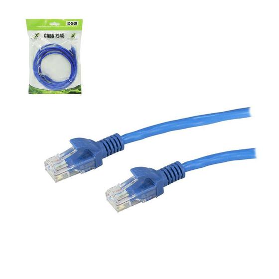 Cabo de rede / internet rj45 x rj45 x-cell 2m - BAZZI - Materiais ...