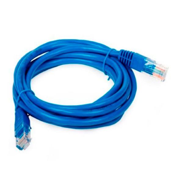 Cabo de Rede UTP RJ45 Cat 5e 10 metros PC-ETHU100BL Azul - Plus Cable ...
