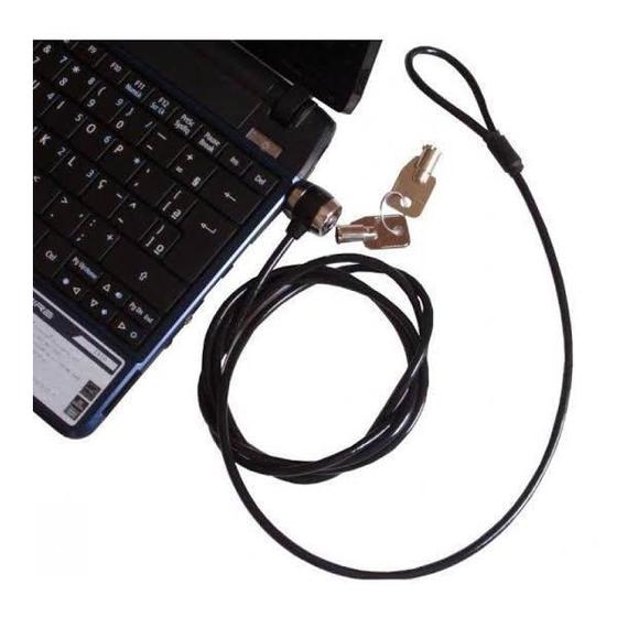 Cabo De Segurança Cable Lock Para Notebook Projetor Monitor - Pacri ...