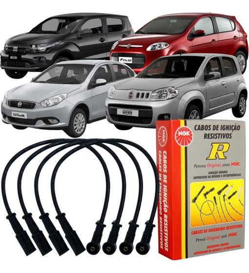 Cabo De Vela Original Fiat Mobi 1.0 8v Fire Evo 2020 - NGK - Ignição de ...