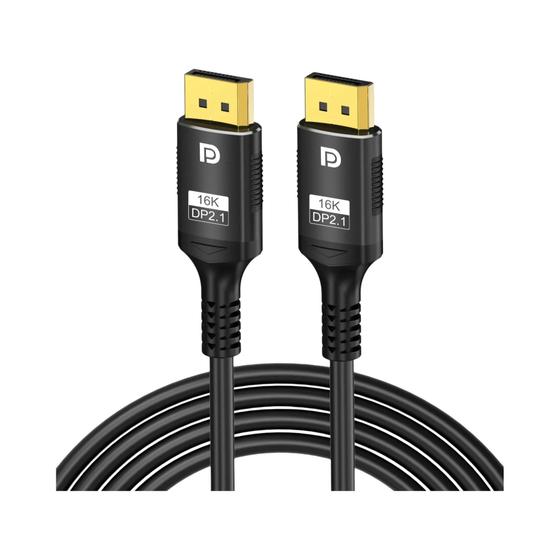 Cabo DisplayPort 8K 120Hz/4K 240Hz (80Gbps) HDR - para Laptop, TV, Xbox ...