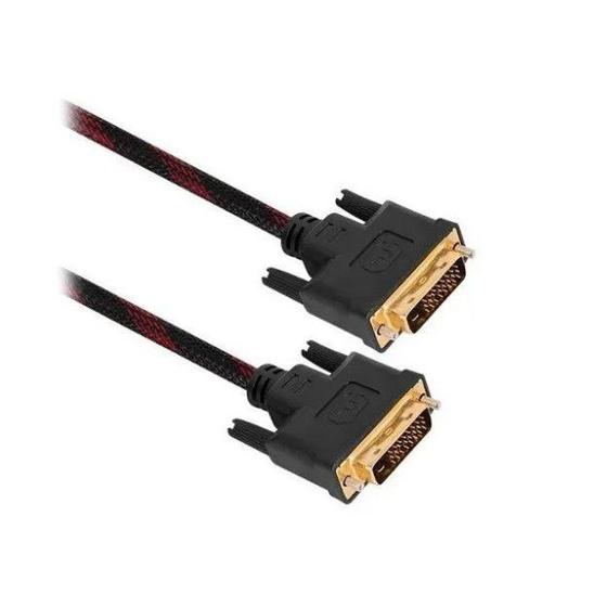 Cabo Dvi-d Dvi D Dual Link 24 Mais 1 Filtros Malha 3 Metros - Js Technology - Cabo DVI ...