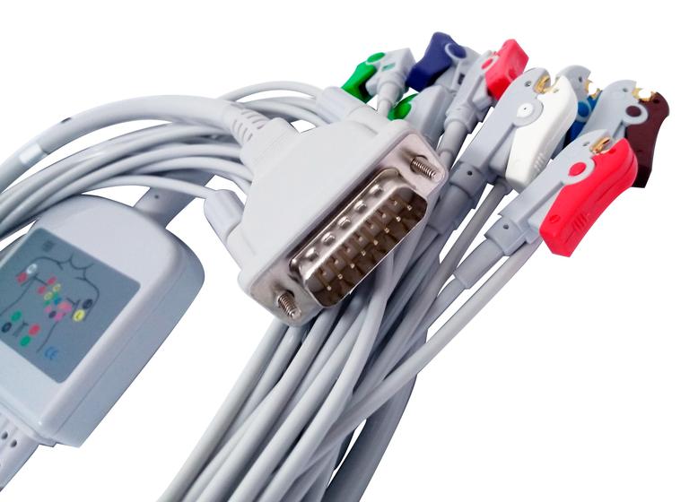 Cabo Ecg 10 Vias Compatível Com Esaote P80 - Maple Hospitalar - Material Médico e Hospitalar ...