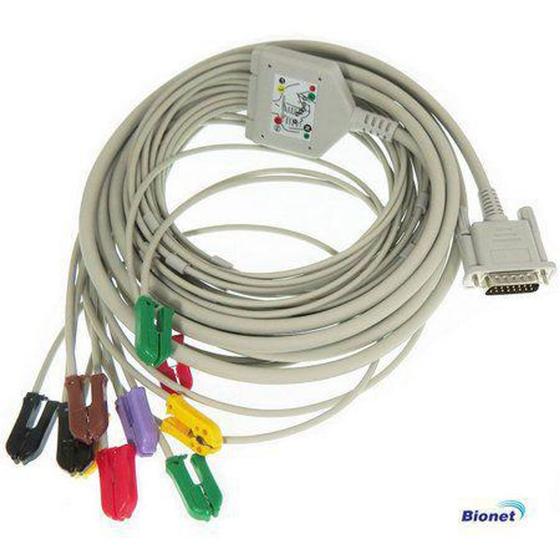 Cabo ECG Paciente 10 vias Tipo GARRA para Eletrocardiógrafo Bionet ...
