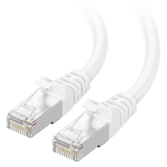 Cabo Ethernet Matters Cat 6A 10 Gbps 9 m, branco blindado - Cable ...