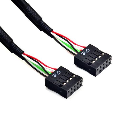Cabo Extensor Usb 9 Pinos Femea x 9pin 50cm Adaptador Usb - Alloyseed ...