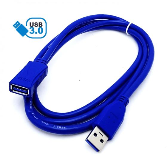 Cabo Extensor Usb Macho Fêmea Pc Notebook Maior Velocidade Transmissão ...