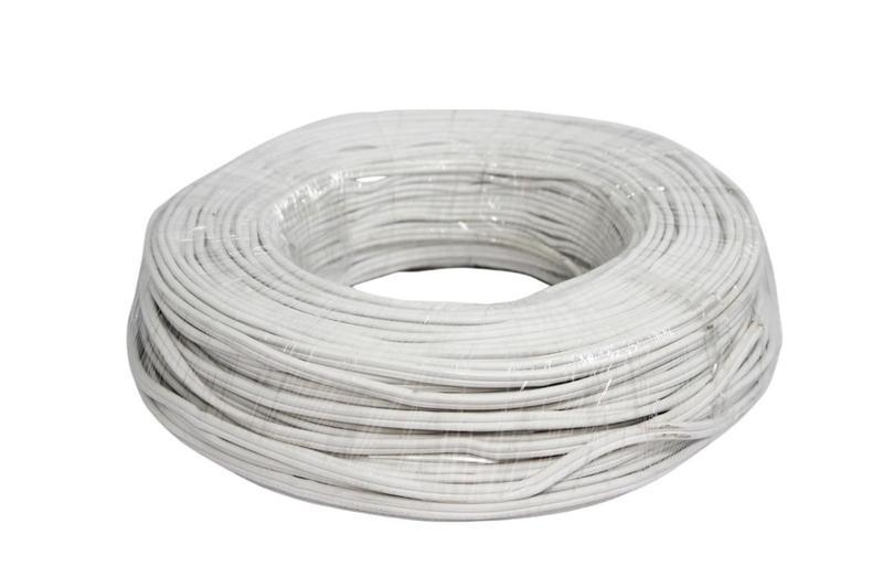 Cabo Fio Paralelo 2X1,50 Rolo Com 100 Metros - Branco - Seven Eletro ...