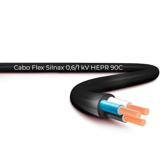 Cabo Flex Silnax 0,6/1 kV HEPR 90C 3x2,50 Preto - RL100 - SIL - Cabo / Fio Elétrico - Magazine Luiza