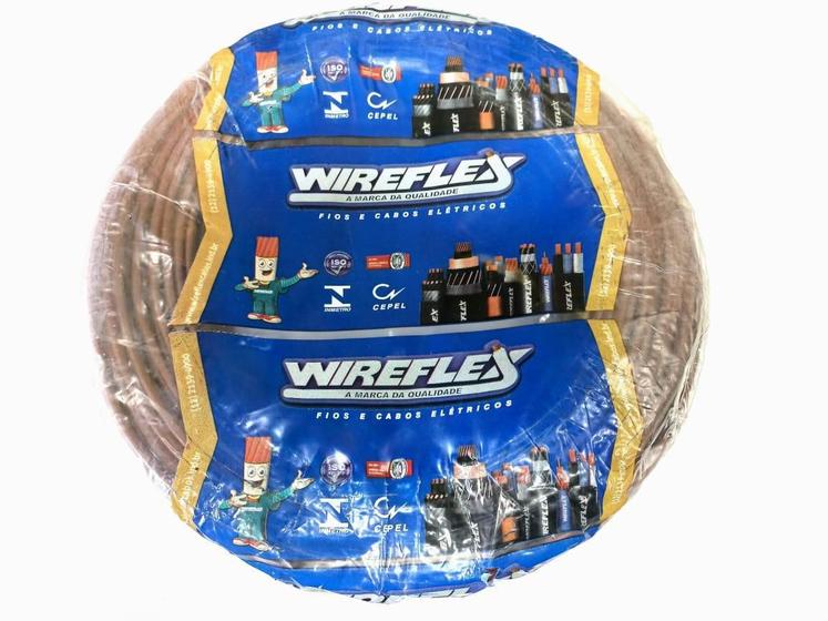 Cabo Flexível 2,5Mm Cobre Marrom - Wireflex - Cabo / Fio Elétrico - Magazine Luiza