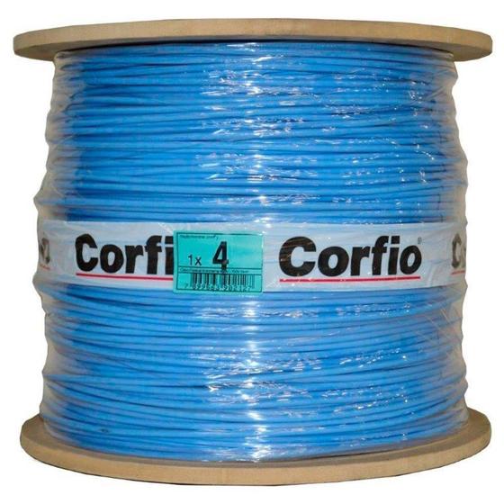 Cabo Flexível Corfio 4MMx600M Bobina 750V Azul - Fios e Cabos Elétricos ...