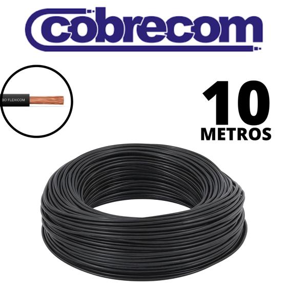 Cabo Flexível De Cobre Multiuso Bitola De 6,0mm 10 Metros - cobrecom ...