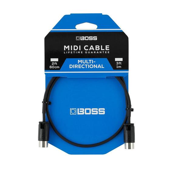 Cabo MIDI Boss 5 Pinos BMIDI-PB2 60 cm - Cabo MIDI - Magazine Luiza