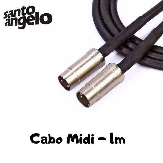 Cabo Midi Santo Angelo 5 Pinos 110 Ohms D30 1P Ac33 1m - Cabo MIDI ...