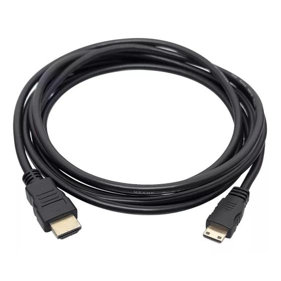 Cabo Mini Hdmi 3 Metros X Sony Handycam Hvr-V1/E Compatível - Cable ...