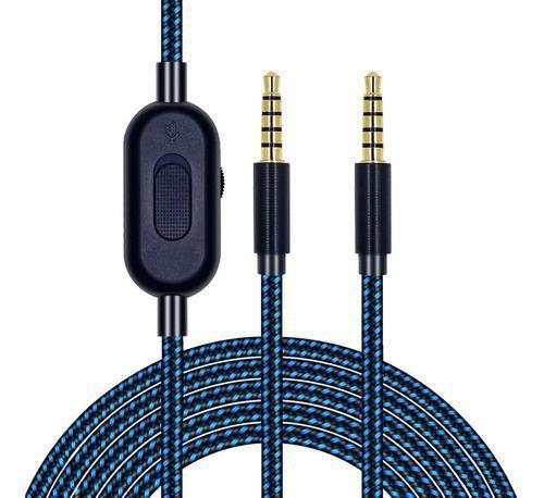 Cabo Nylon 3.5mm Aux P/ Logitech Astro A10 A40 A30 G233 G43 - Casa do ...