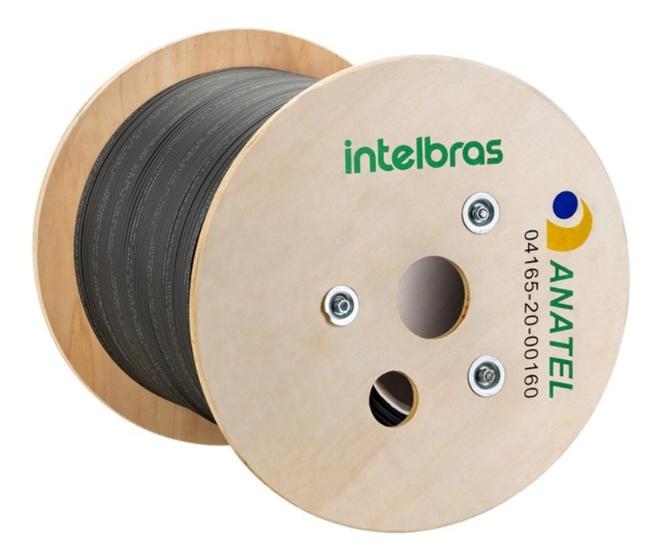 Cabo Óptico Drop Intelbras Compacto 1km Fibra Ótica Cfoac - Cabo Óptico ...