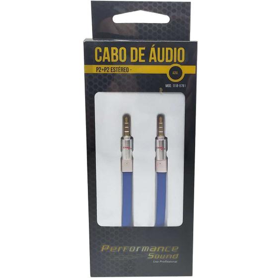 Cabo P2 4 Contatos P3 X P3 Macho 3,5mm Stereo 3mt Colorido - Eletronica ...